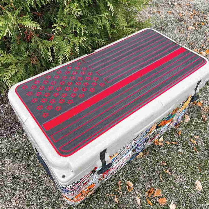 American Flag Cooler Pad Top - The Decked Out Factory