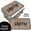 Custom: Cooler Pad Top - Teak Pattern with Name | Decked Out Factory